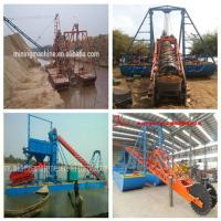 China Diesel Powered Chain Bucket Dredger 450m3h for River Gold Mining for sale