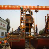 China Bucket Chain Dredger 400m3/h Output ISO9001 River Sand Dredging Equipment for sale