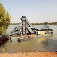 China Diesel Bucket Chain Dredger 6-14m Dredging Depth for Gold / Diamond Mining for sale