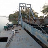 China Diesel Bucket Chain Dredger 6-14m Dredging Depth for Gold / Diamond Mining for sale