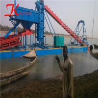 China Gold Gravity Chain Bucket Dredger with 12m Dredging Depth 10/8 Inch Pump for sale