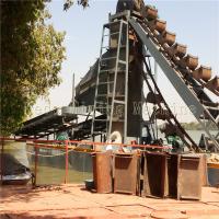 China 150 Tons/h Bucket Chain Dredger 10m Dredging Depth for Mining for sale