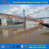 China 150 Tons/h Bucket Chain Dredger 10m Dredging Depth for Mining for sale