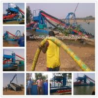 China Diesel Gold Bucket Dredger 8/3 Inch Pump 15m Dredging Depth Mining Machine for sale