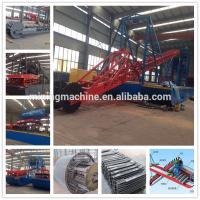 China Diesel Gold Bucket Dredger 8/3 Inch Pump 15m Dredging Depth Mining Machine for sale