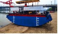 China Hydraulic Track Drive Amphibious Weed Harvester with T-Type Cutter Rake 15m Reach for sale