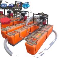 China Diesel Powered Mini Gold Dredger 3-5 Inch Cutter Suction with Screw Wheeled Sand Washer for sale