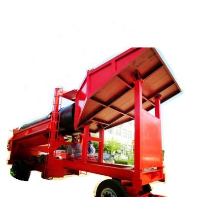 China Mini Portable Gold Trommel Wash Plant 1-30 tph Sand Gold Mining Equipment for sale
