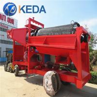 China Small Scale Mini Portable Gold Trommel Wash Plant 1-5 tph 380V Siphon Mobile Gold Recovery for sale