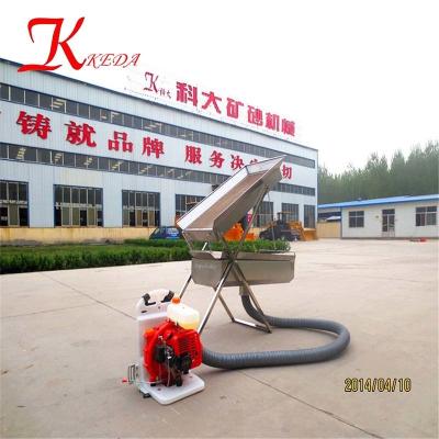 China Portable Gold Dry Washer 1-3t/h Capacity 30kg Weight Wind Powered Desert Gold Recovery for sale