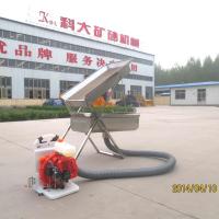 China Portable Gold Dry Washer 1-3t/h Capacity 30kg Weight Wind Powered Desert Gold Recovery for sale