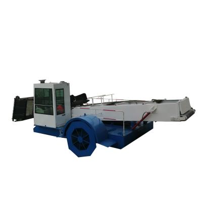 China Aquatic Weed Harvester River Garbage Collection Boat 4 Layers Anti-Rust Marine Paint 50-200 HP Working Width 1-2 M for sale