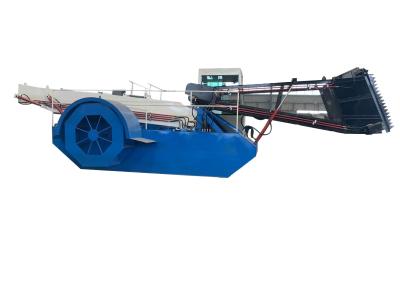 China Self-Propelled Amphibious Aquatic Weed Harvester 1000-5000m² Working Capacity for Water Hyacinth Removal for sale