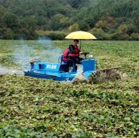 China Diesel Aquatic Weed Harvester 10m Dredging Depth 4000m2h Cutting Area 39kw Power for Waterway Maintenance for sale