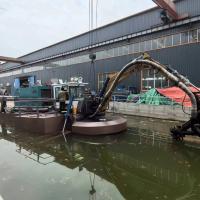 China KEDA Marsland Amphibious Dredger 11m x 3.3m Track Type for Port River Lake Sea Dredging for sale