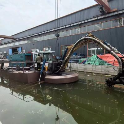 China KEDA Marsland Amphibious Dredger 11m x 3.3m Track Type for Port River Lake Sea Dredging for sale