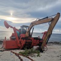 China Amphibious Excavator 150kw 0.8m³ Bucket Capacity for Swamp and Shallow Water Operations for sale