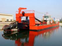 China River Dredging Cutter Suction Dredger 24 Inch with Deep Sea Machine Sand Pump for sale
