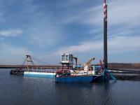 China River Dredging Cutter Suction Dredger 24 Inch with Deep Sea Machine Sand Pump for sale