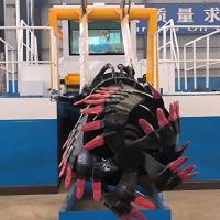China 8 Inch Hydraulic River Sand Dredger CSD200 Small Cutter Suction Dredging with Pump Engine for sale