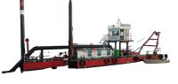 China Diesel Cutter Suction Dredger 130Kw with Trailing Suction Hopper for sale
