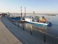 China Small Csd200 Head Cutter Suction Dredger Ships 40000 KG Capacity 8 Inch for sale