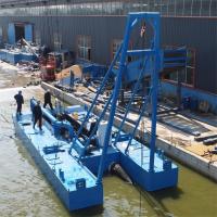 China Sand Pumping Diesel Jet Suction Dredger with Self Propulsion System for sale
