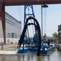 China Sand Pumping Diesel Jet Suction Dredger with Self Propulsion System for sale