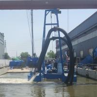 China Sand Pumping Diesel Jet Suction Dredger with Self Propulsion System for sale