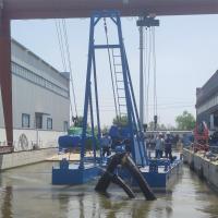 China Sand Pumping Diesel Jet Suction Dredger with Self Propulsion System for sale