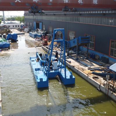 China Diesel Engine Jet Suction Sea Dredger 20m Dredging Depth with Dual Pump for sale