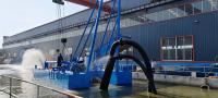 China Diesel Engine Jet Suction Sea Dredger 20m Dredging Depth with Dual Pump for sale