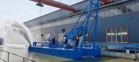 China Diesel Engine Jet Suction Sea Dredger 20m Dredging Depth with Dual Pump for sale