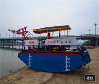 China Multifunctional Amphibious Weed Harvester 194KW with Diesel Engine for sale