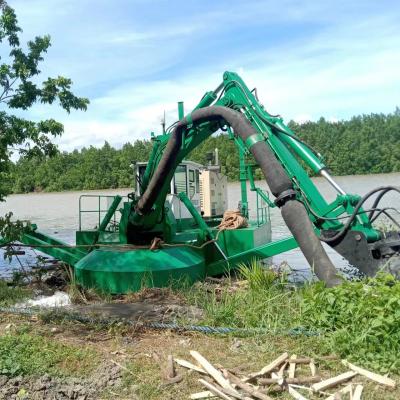 China Amphibious Dredger 25t Multi-functional Cutter Suction Dredging Machine for Port River Lake for sale