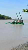 China Amphibious Dredger 25t Multi-functional Cutter Suction Dredging Machine for Port River Lake for sale