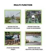 China Multifunctional Amphibious Dredger with Self Propulsion Corrosion Resistant Hull for sale