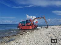 China Diesel Amphibious Excavator 400m3h Flow 110kw for River Lake Sand Dredging for sale