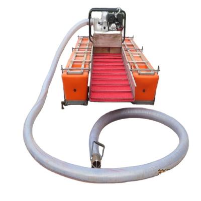 China Portable Diesel Mini Dredger 33 Sqm/H 1.5m Dredging Depth for Gold Mining for sale