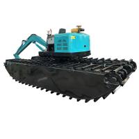 China 4000KG Load Capacity Amphibious Dredger With 15M Dredging Depth for sale