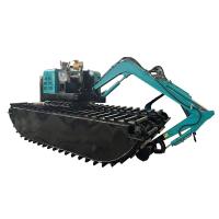 China 4000KG Load Capacity Amphibious Dredger With 15M Dredging Depth for sale