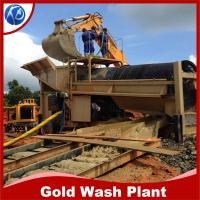 China Portable Gold Trommel Wash Plant 7000x2000x3000mm 95% Capacity 220V/380V for sale