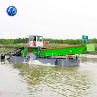 China Amphibious Aquatic Weed Harvester 1000mm Cutter Width 4 Layer Anti Rust Marine Paint for sale