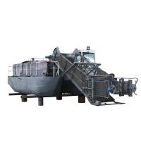 China Gear Drive Aquatic Weed Harvester 24H Continuous Work 4 Layers Anti-Rust Paint Water Cleaning for sale