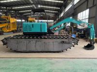China Diesel Wetland Amphibious Excavator 5 Ton 0.1m3 Bucket Capacity Swamp Machine for sale