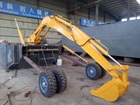 China Amphibious Excavator Dredger 6.5m Depth 1500m Discharge Cutter Suction Dredge Pump for sale