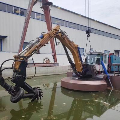 China 40 Inch Draught Amphibious Water Master Dredger 20t Weight for sale