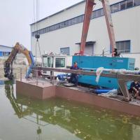 China 40 Inch Draught Amphibious Water Master Dredger 20t Weight for sale