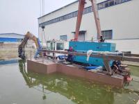 China Versatile Amphibious Dredger with Digging Grabbing and Piling Functions for High Efficiency Dredging for sale