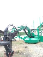 China Versatile Amphibious Dredger with Digging Grabbing and Piling Functions for High Efficiency Dredging for sale